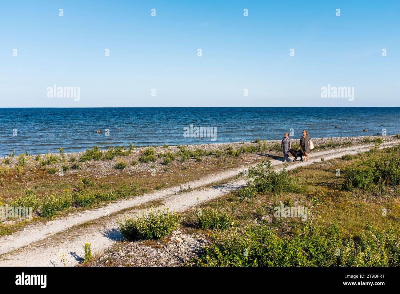 Pedestrian walking seaside hi-res stock photography and images - Alamy