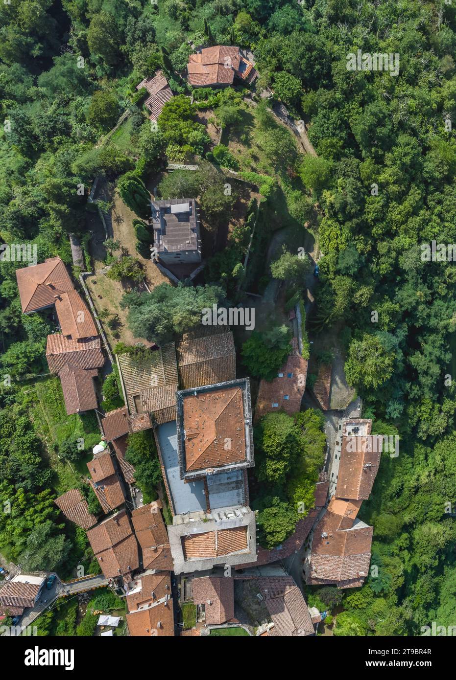 At the foot of the castle Stock Photo - Alamy