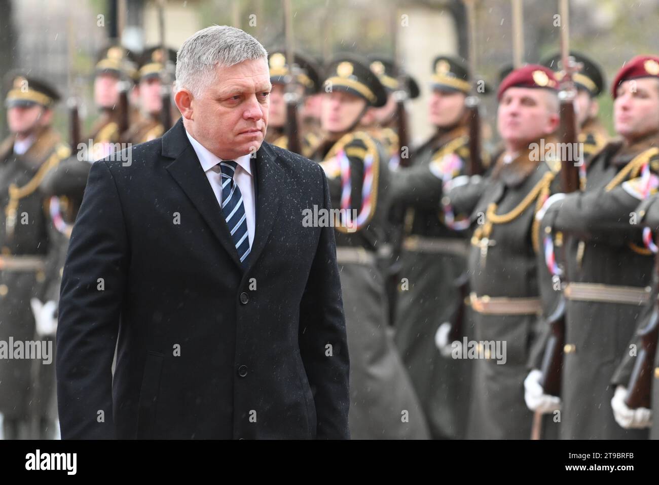 Prague, Czech Republic. 24th Nov, 2023. Slovak prime minister Robert ...