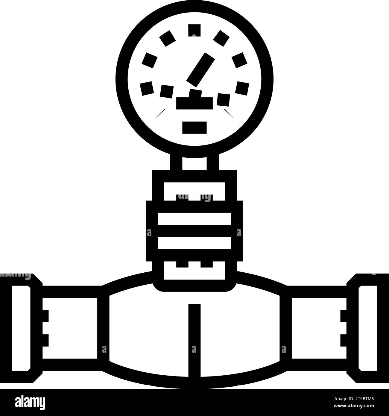 technology pipeline line icon vector illustration Stock Vector Image ...