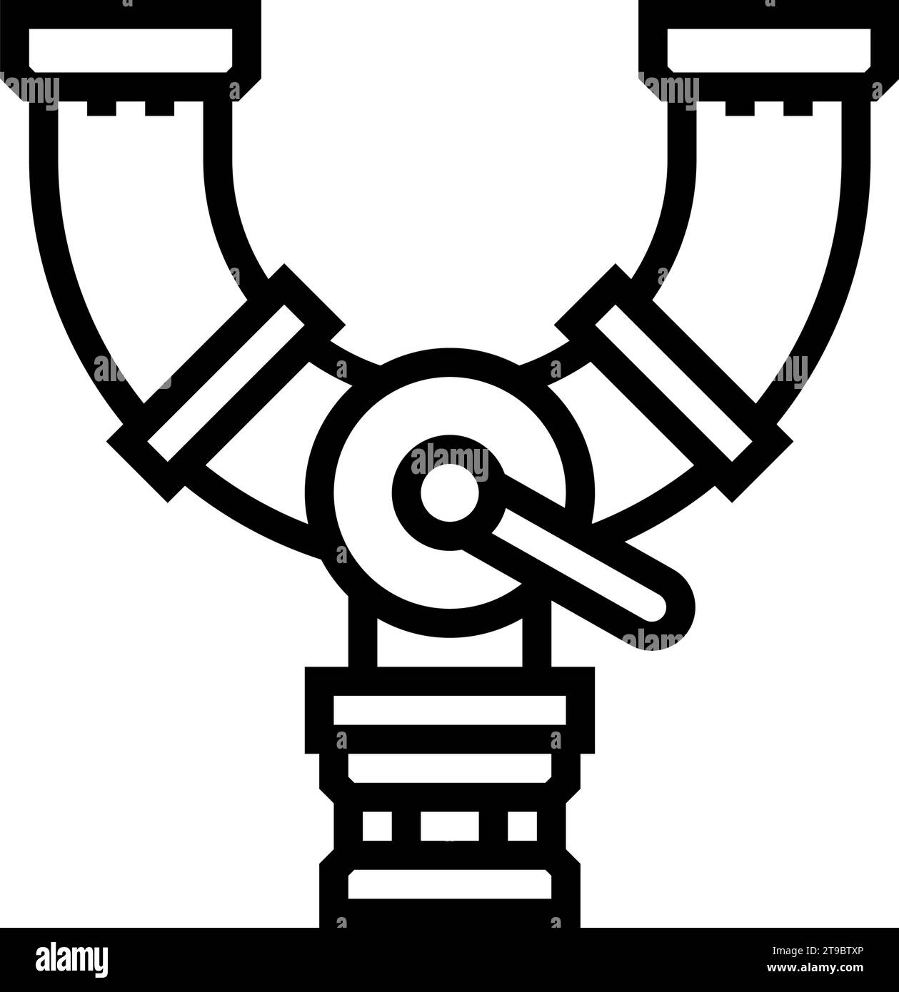 energy pipeline line icon vector illustration Stock Vector Image & Art ...