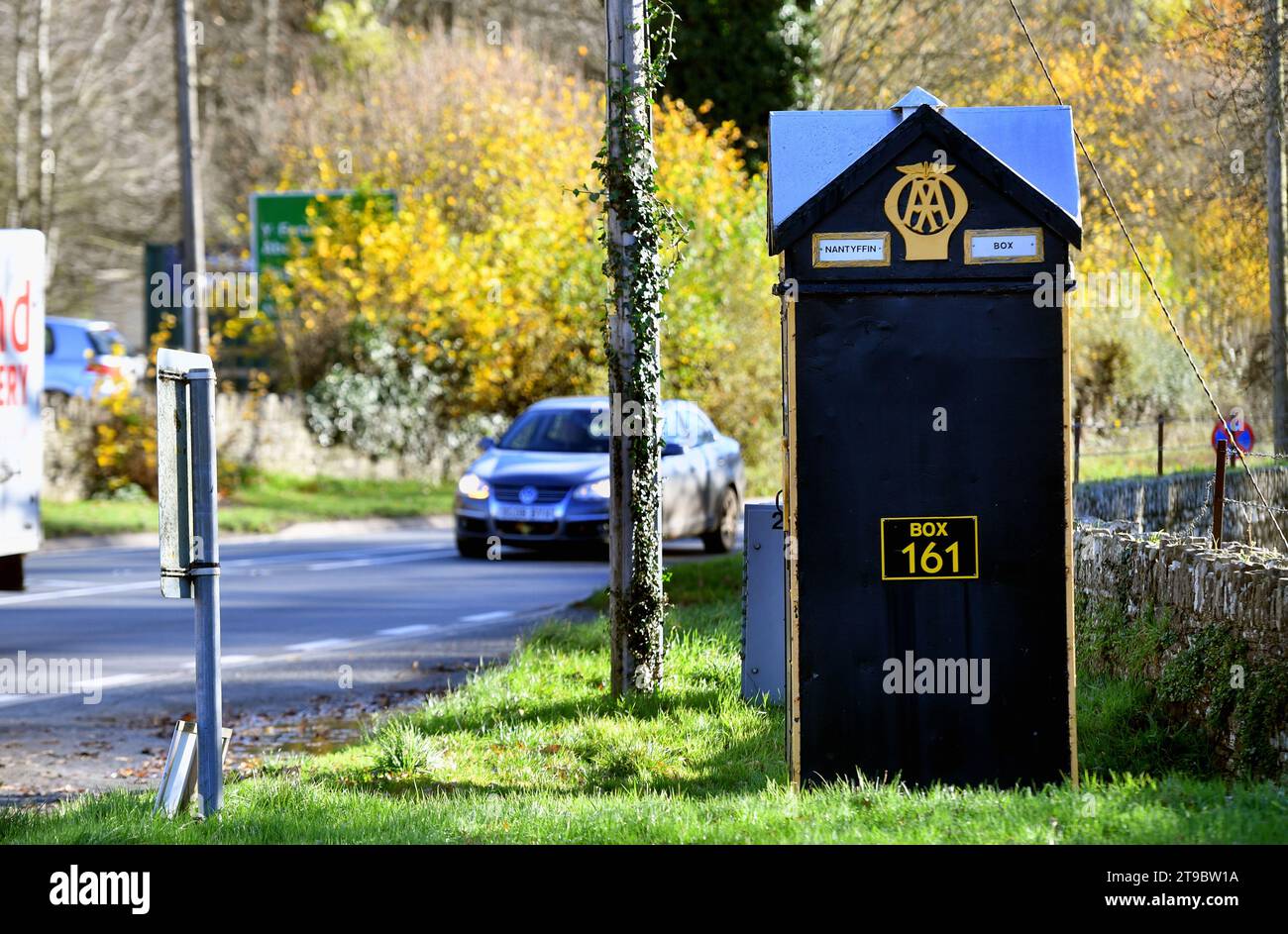 The AA (Automobile Association) Box 161 - a reminder of decades past ...