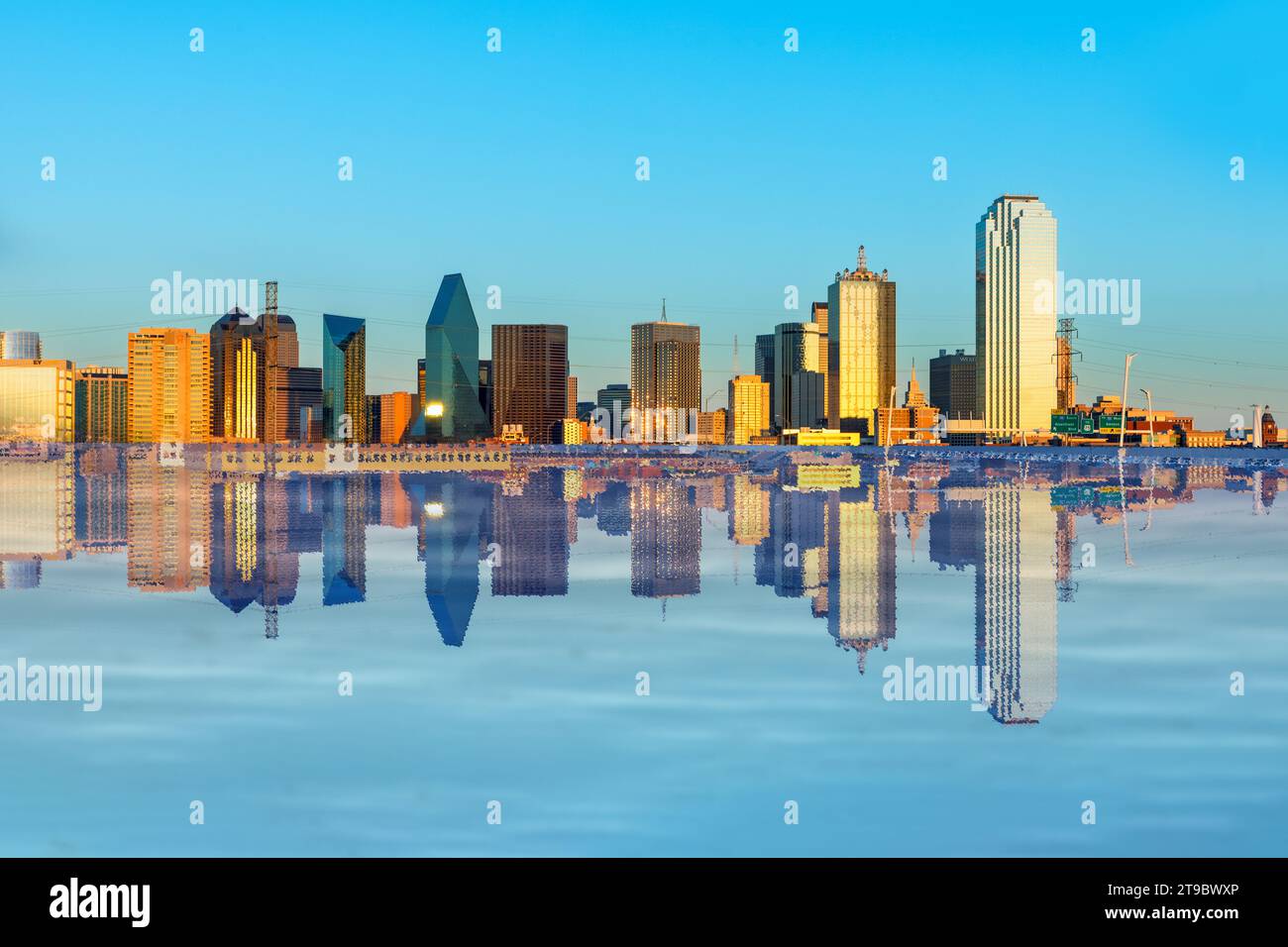 scenic skyline in late afternoon in Dallas, Texas, USA Stock Photo - Alamy
