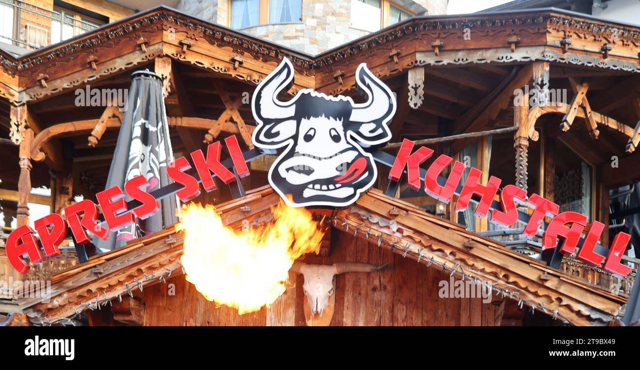 24.11.2023, Ischgl, AUT, Unterwegs in Tirol, Themenbild, Verschiedene ...