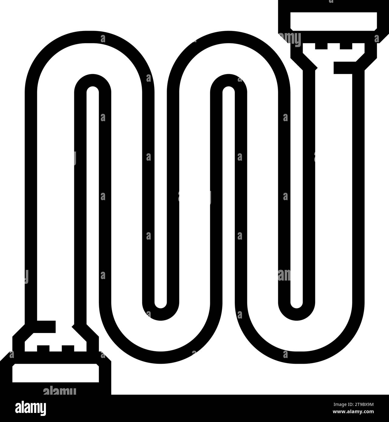power pipeline line icon vector illustration Stock Vector Image & Art ...