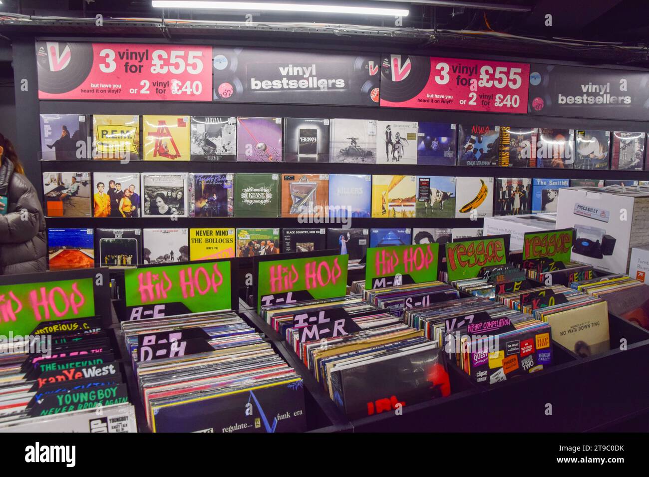 London, England, UK. 24th Nov, 2023. Shelves at the iconic ...