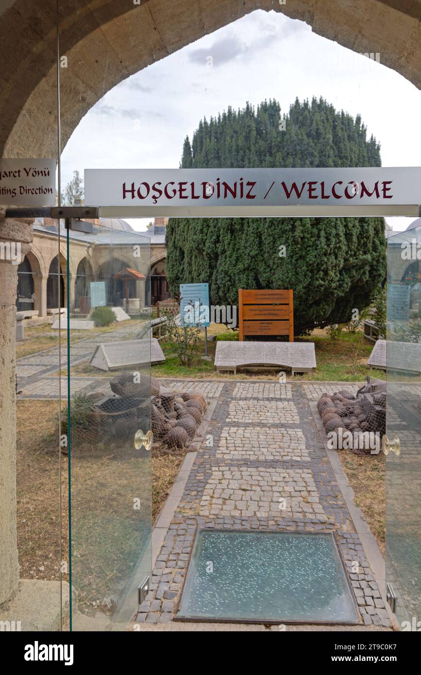 Edirne, Turkey - October 17, 2023: Welcome Sign at Entry to Turkish and ...