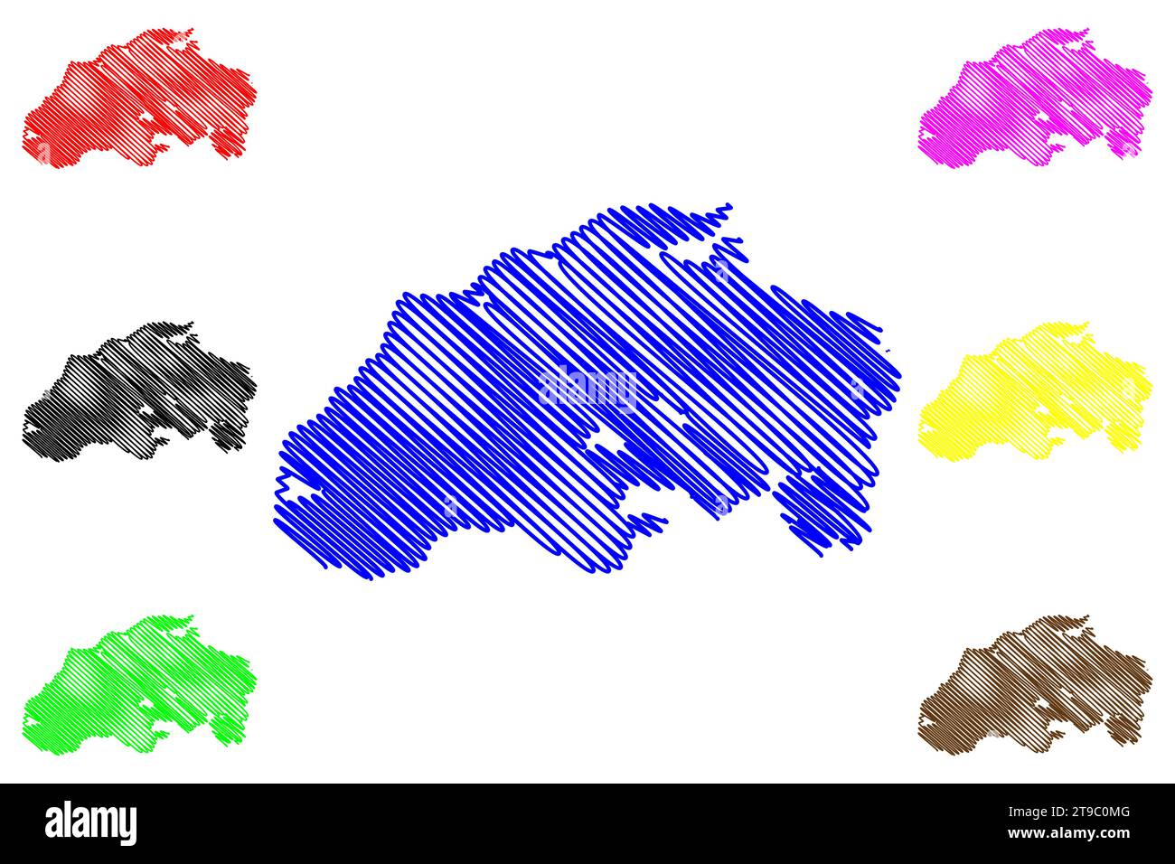 Lake Valencia (South America, Bolivarian Republic of Venezuela) map ...