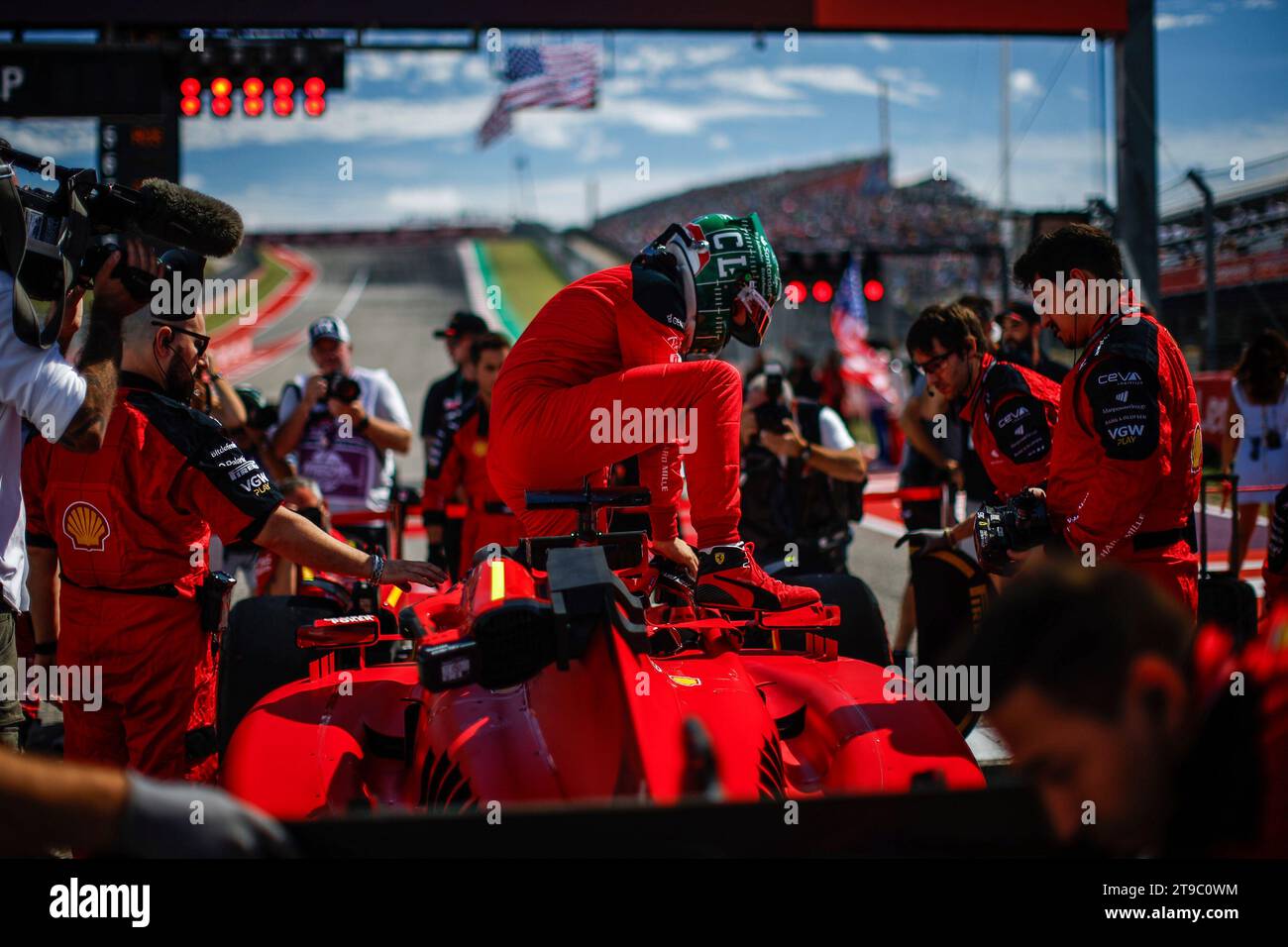 #16 Charles Leclerc (MCO, Scuderia Ferrari), F1 Grand Prix of USA at ...