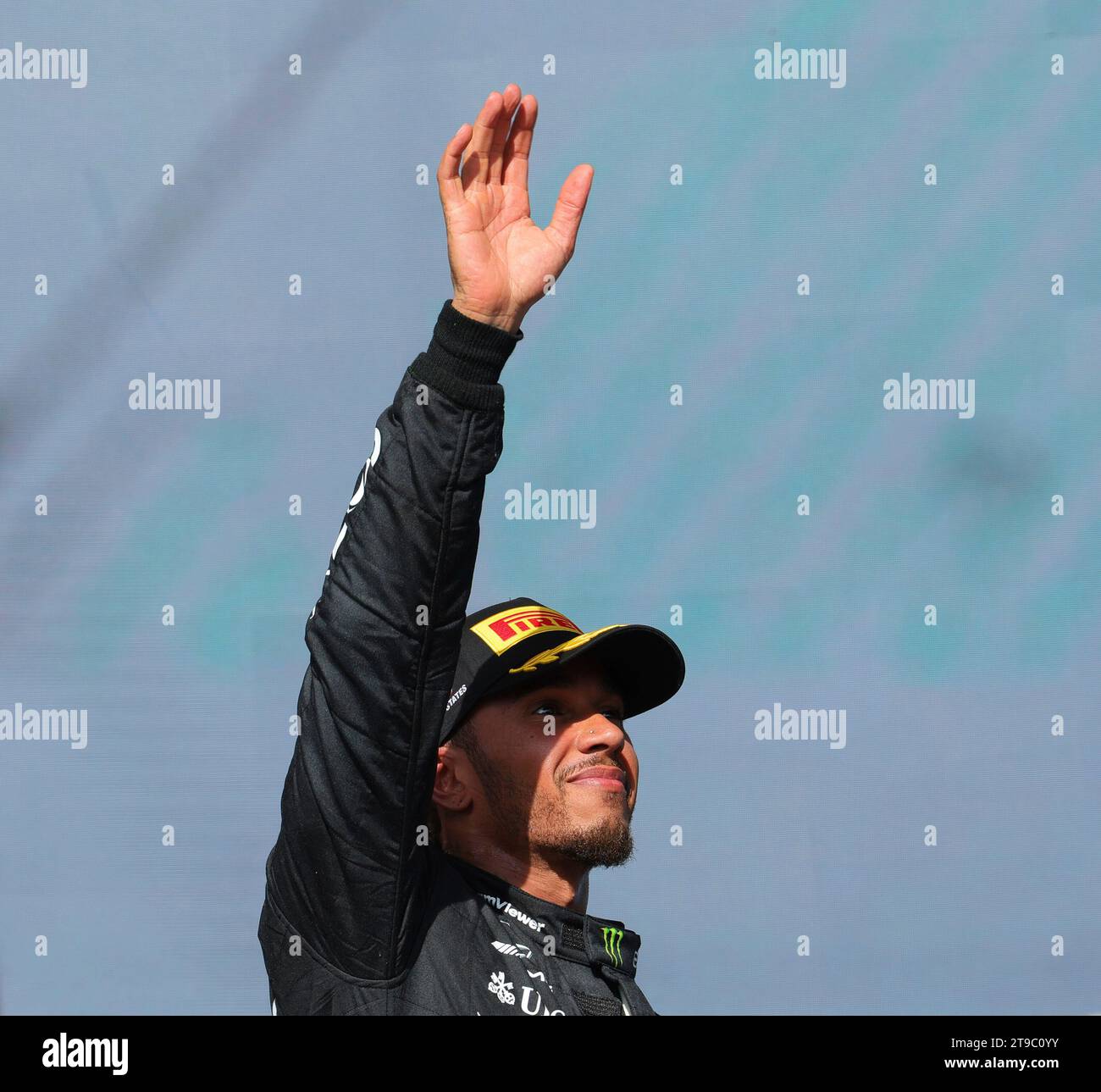 Austin f1 2023 podium hamilton hi-res stock photography and images - Alamy