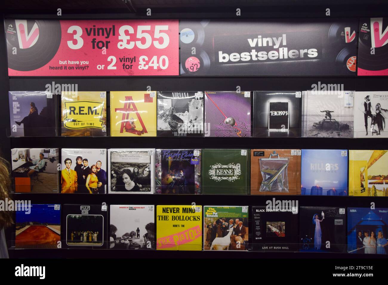 London, England, UK. 24th Nov, 2023. Shelves at the iconic ...