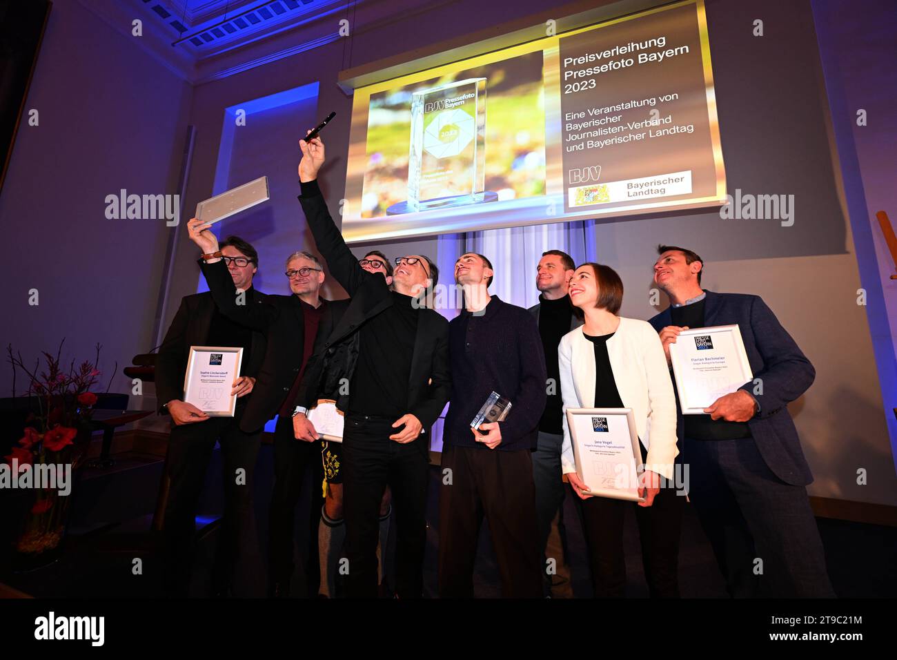 Munich, Germany. 24th Nov, 2023. The winners of the Press Photo of the ...