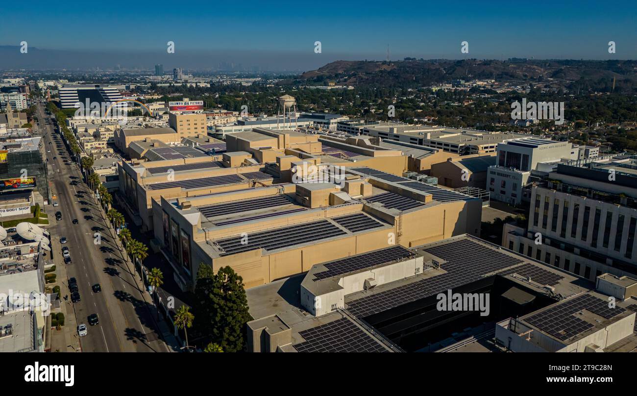 Sony Pictures Studios in Los Angeles Culver City Aerial view - LOS ...