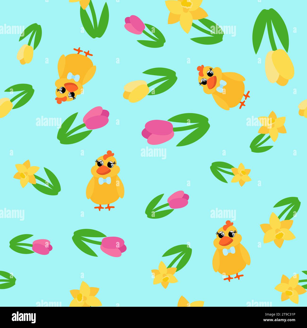 Cartoon flowers narcissus hi-res stock photography and images - Alamy