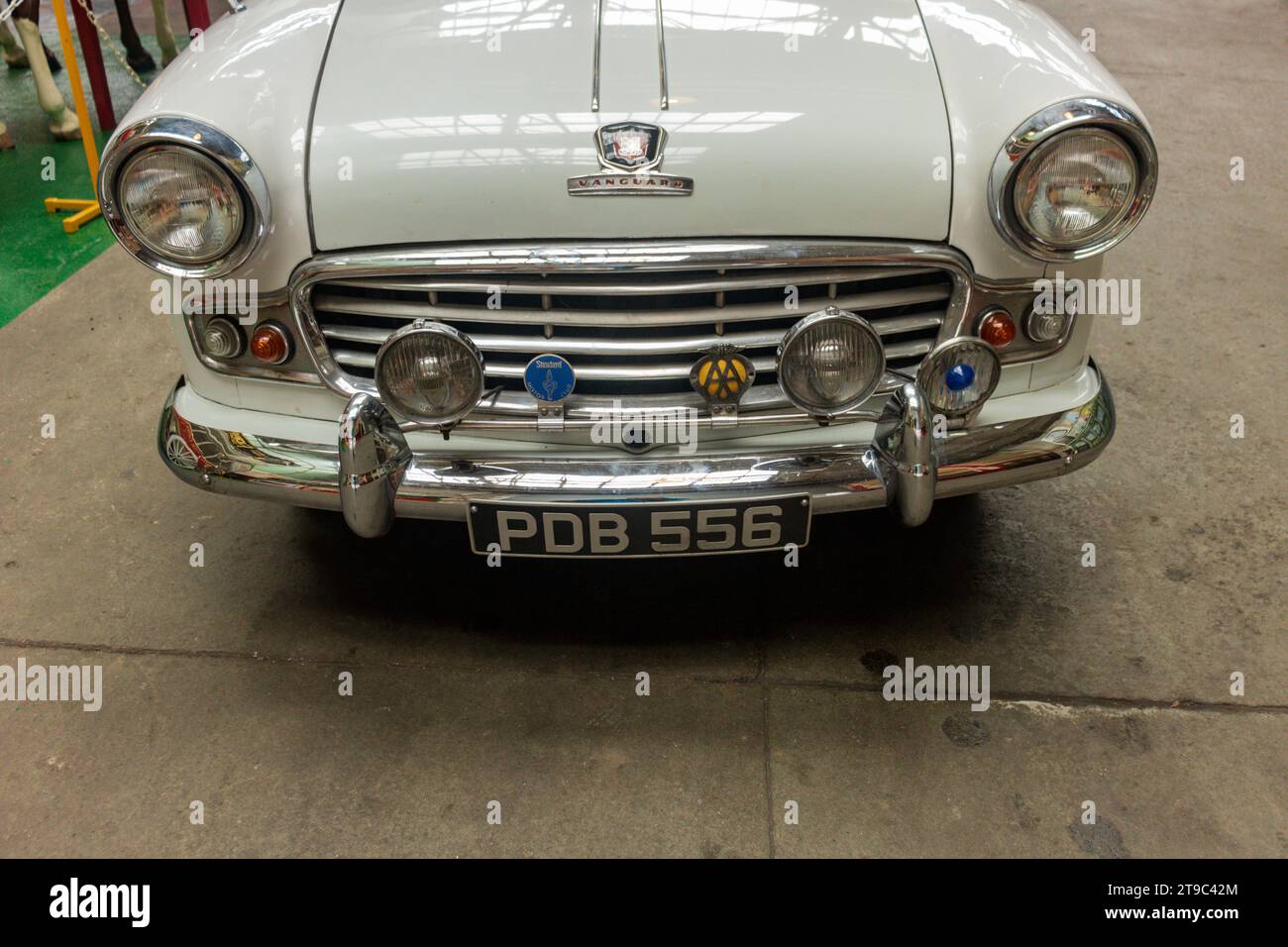 Standard Vanguard. Standard Triumph Show 2021 Stock Photo - Alamy