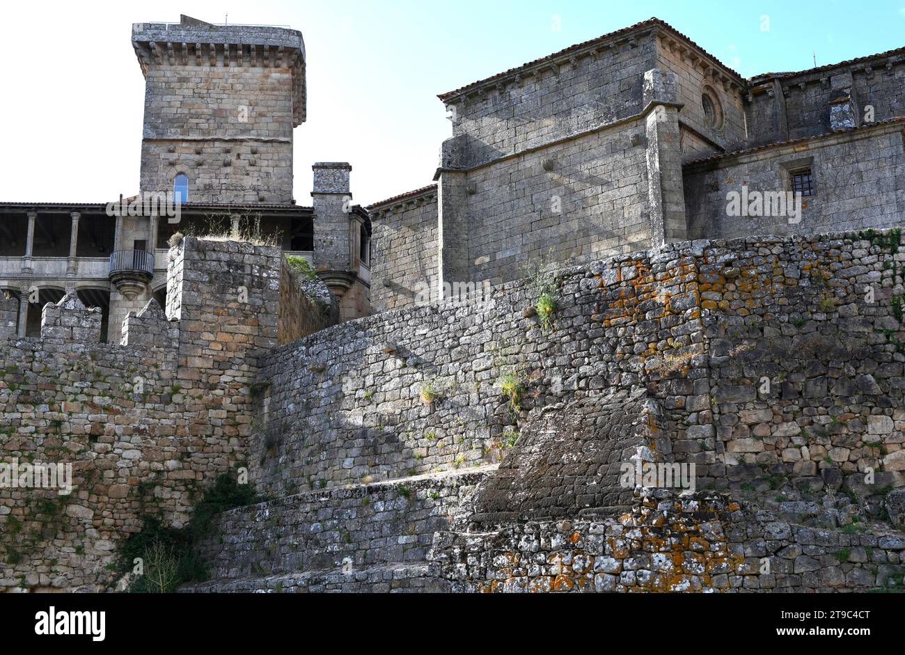 Monterrey Castle, National Monument with Palacio de los Condes (10-12th ...