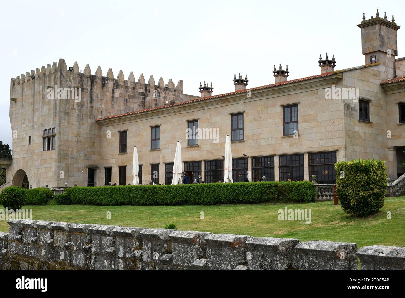 Monterreal Castle (12-16th century). Parador Nacional de Turismo Conde ...