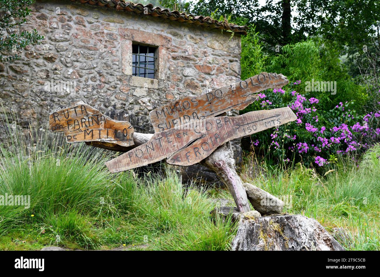 Folon and Picon water mill. El Rosal, Pontevedra, Galicia, Spain Stock ...