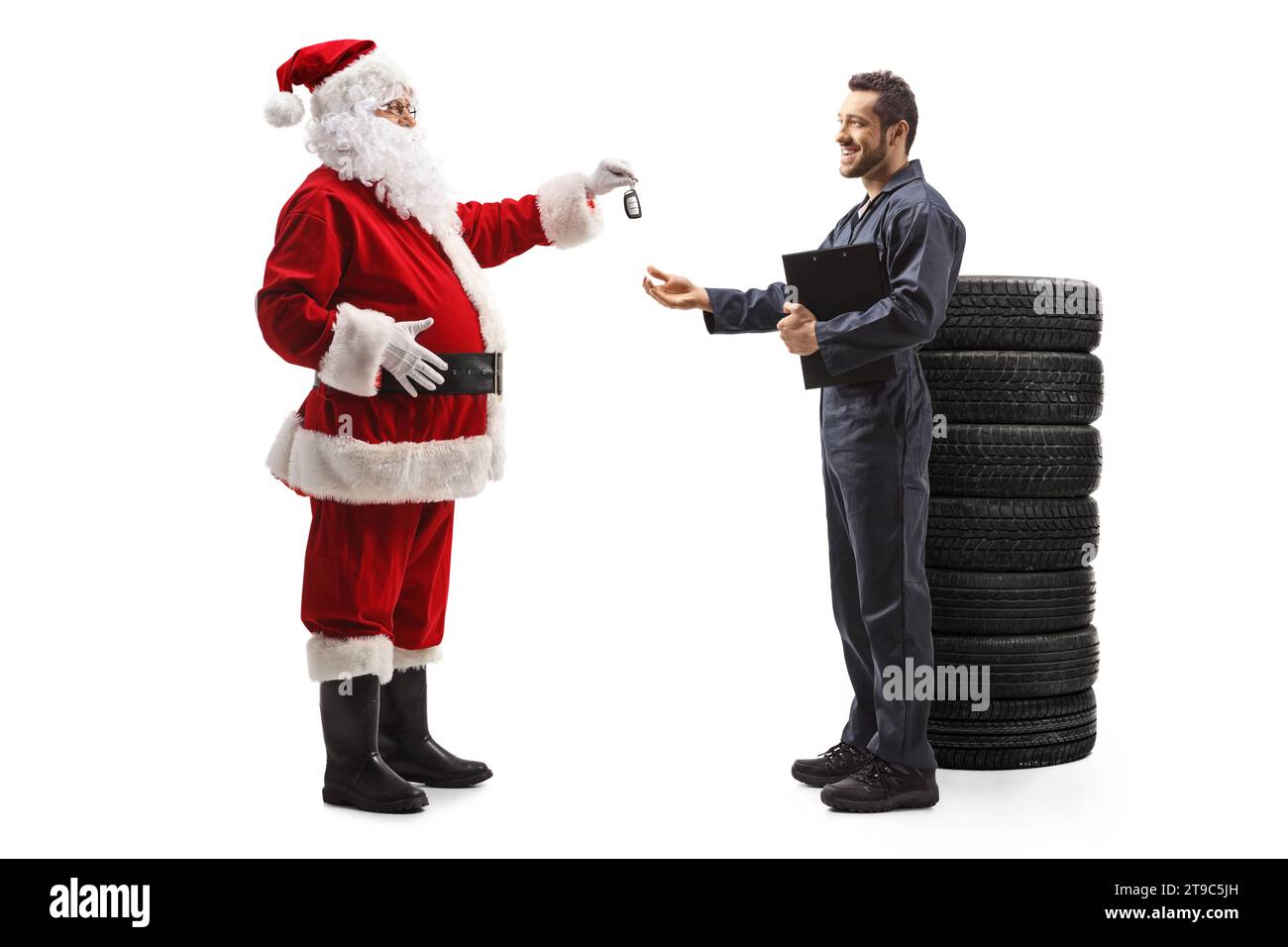 Mechanic santa Cut Out Stock Images & Pictures - Alamy