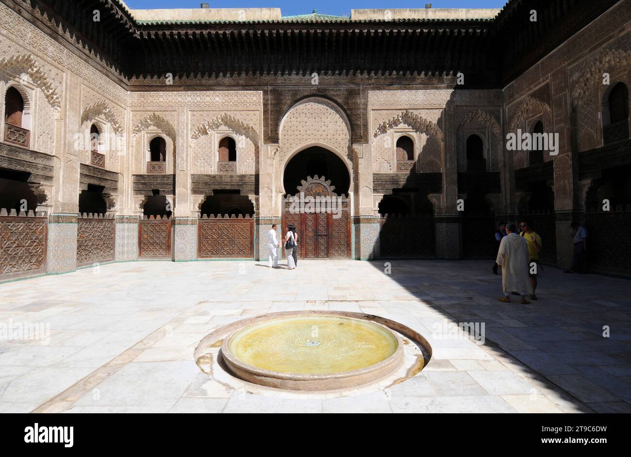 The Bou Inania Madrasa (14th century). Fez, Morocco Stock Photo - Alamy