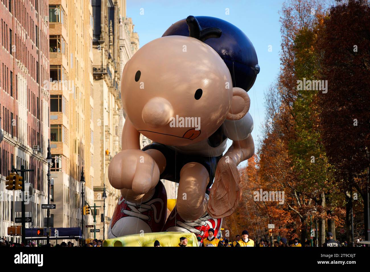 The Diary of a Wimpy Kid balloon floats in the Macy's Thanksgiving Day ...
