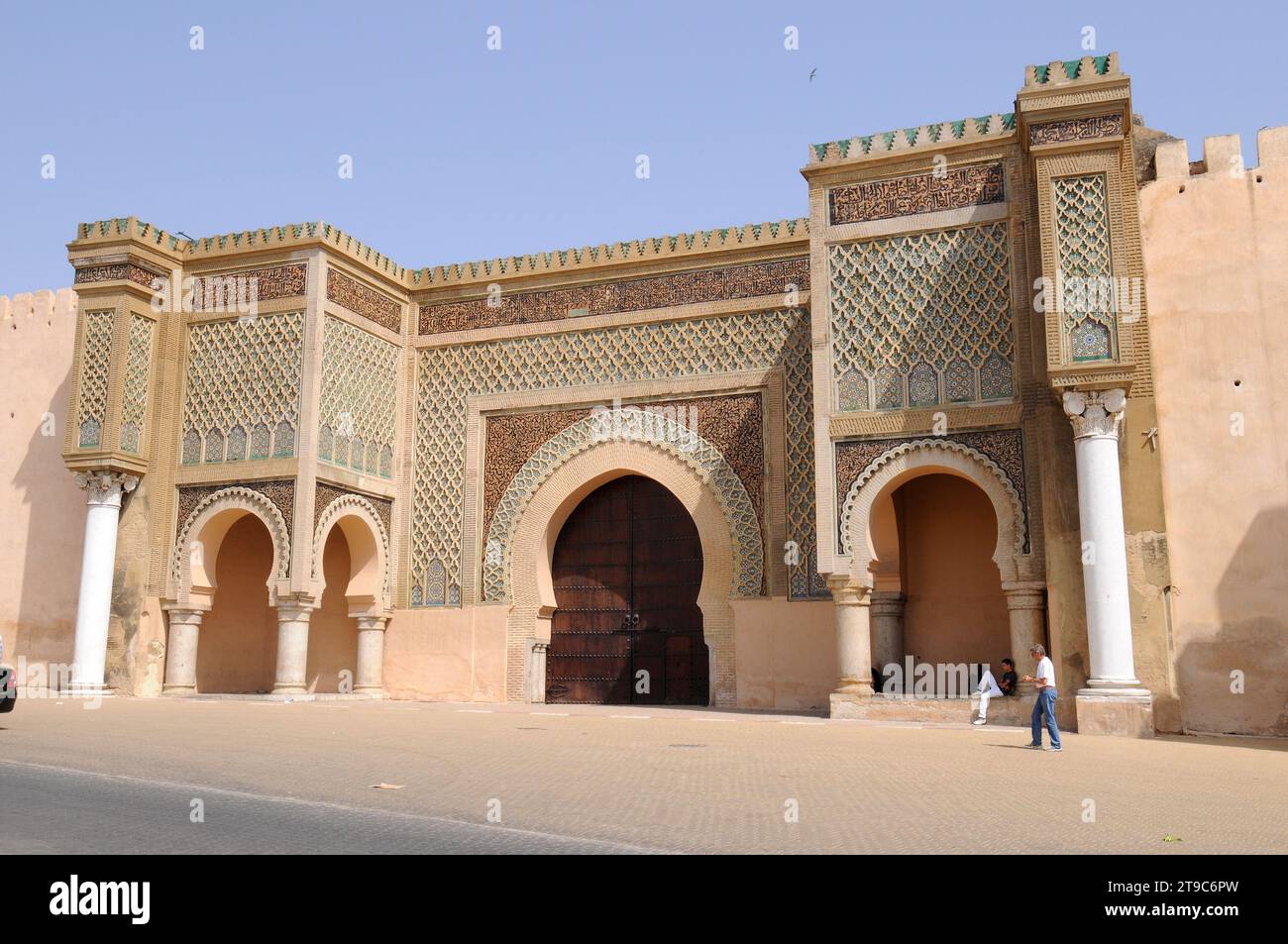 Meknes, Royal Palace (Dar al-Makhzen). Morocco Stock Photo - Alamy