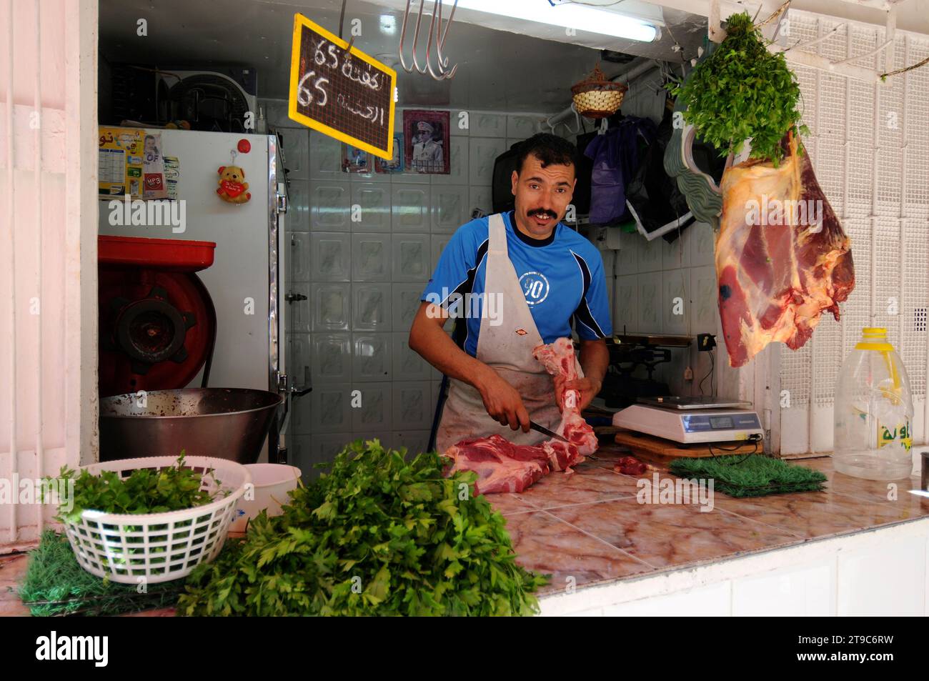 Berber butcher hi-res stock photography and images - Alamy