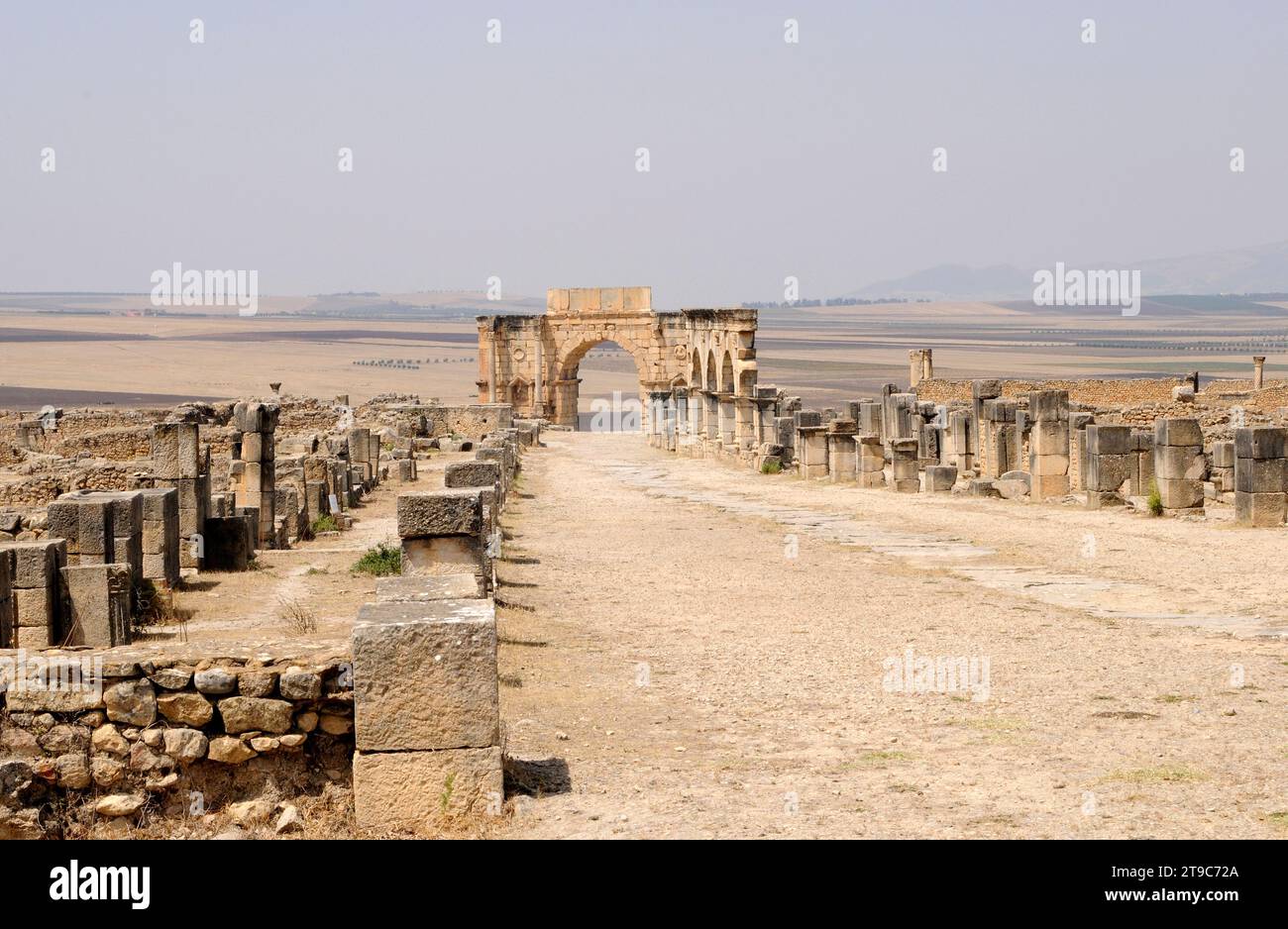 Volubilis, Berber and Roman city (from 3th century BC to 11th century ...