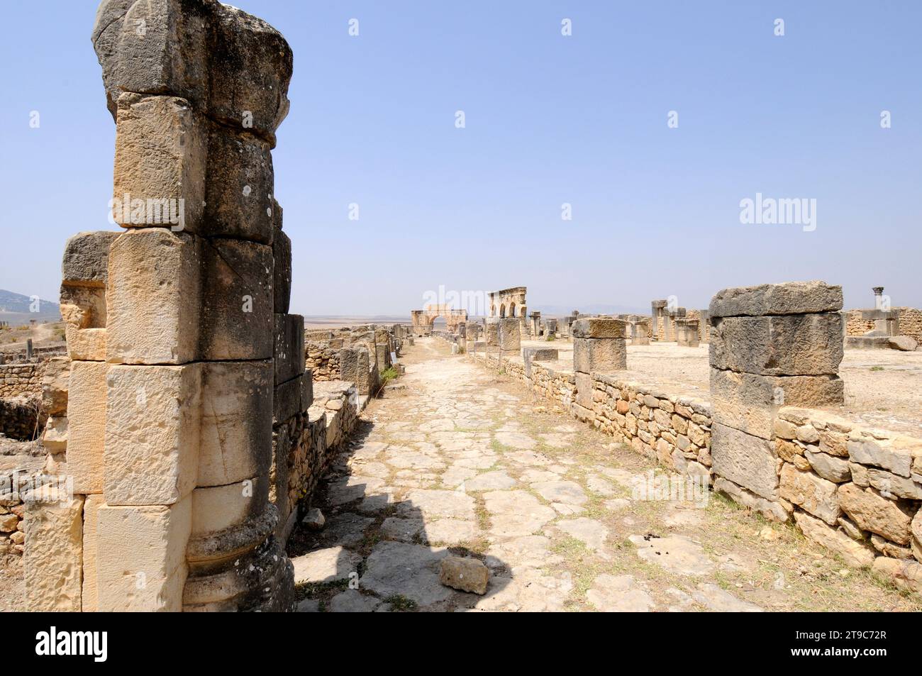 Volubilis, Berber and Roman city (from 3th century BC to 11th century ...