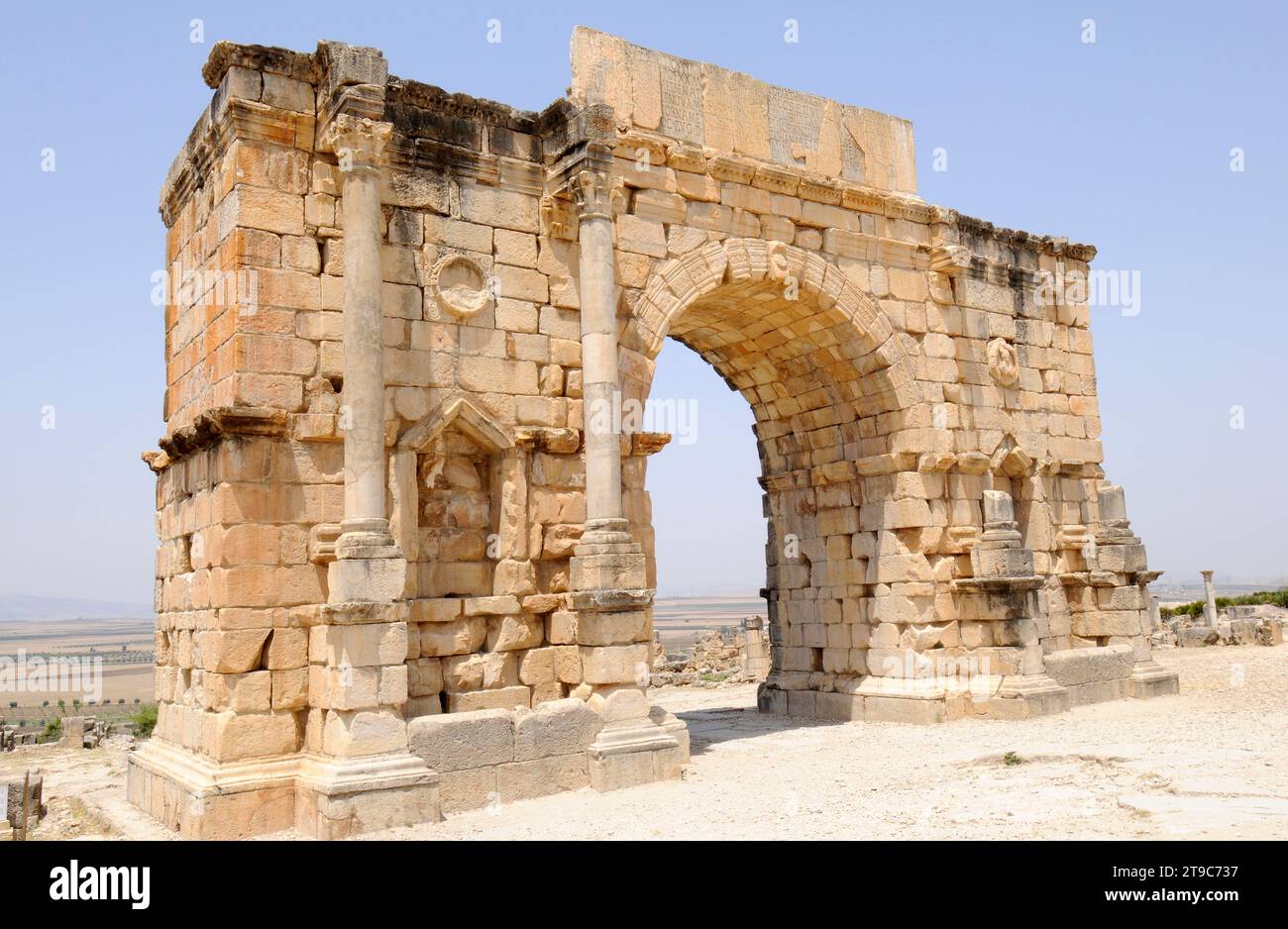 Volubilis, Berber and Roman city (from 3th century BC to 11th century ...