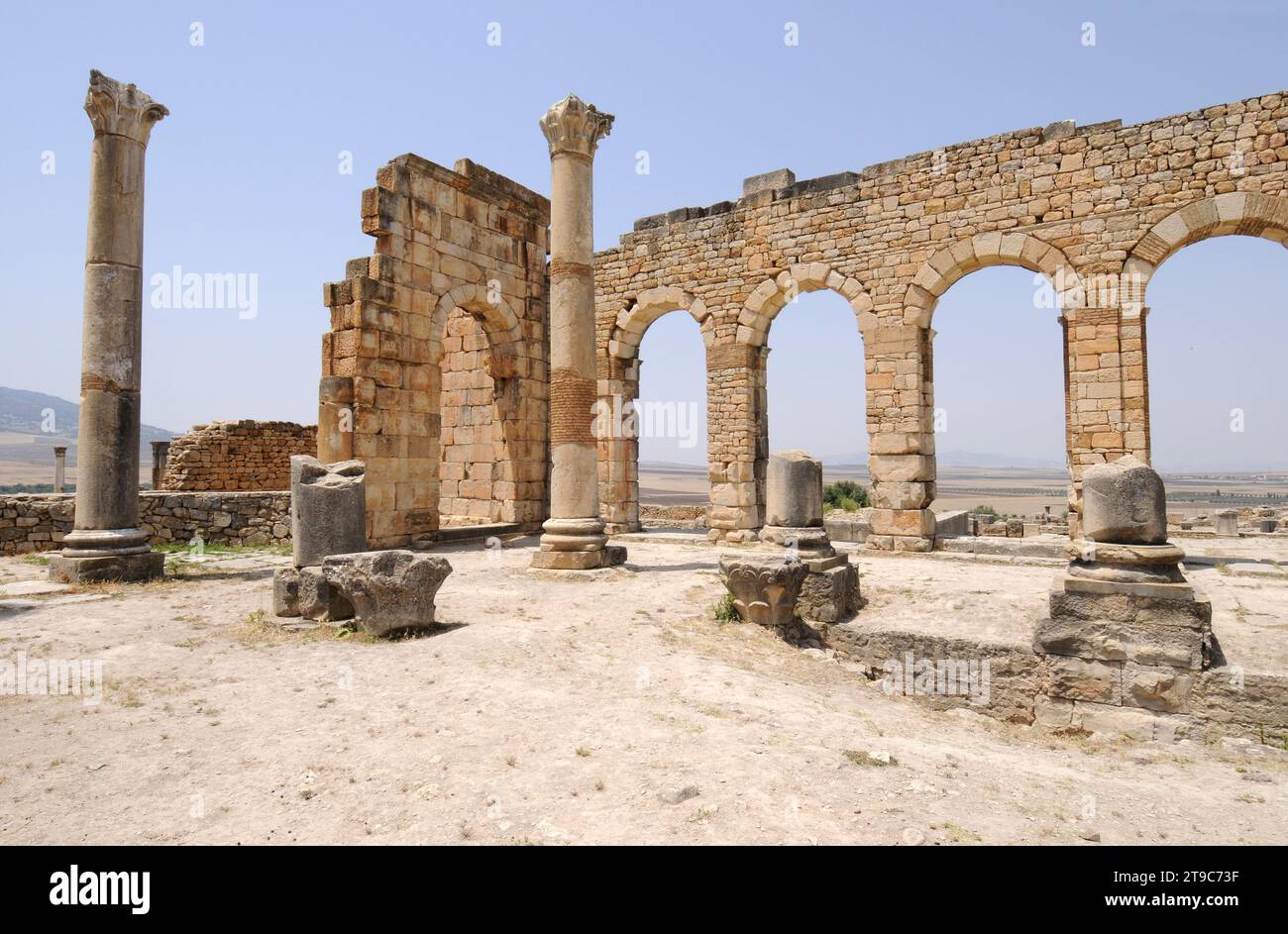 Volubilis, Berber and Roman city (from 3th century BC to 11th century ...