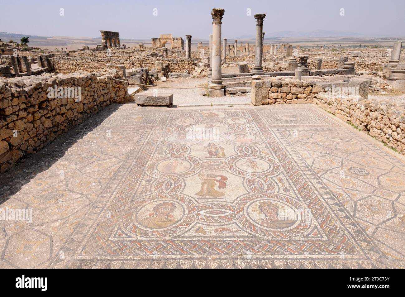 Volubilis, Berber and Roman city (from 3th century BC to 11th century ...