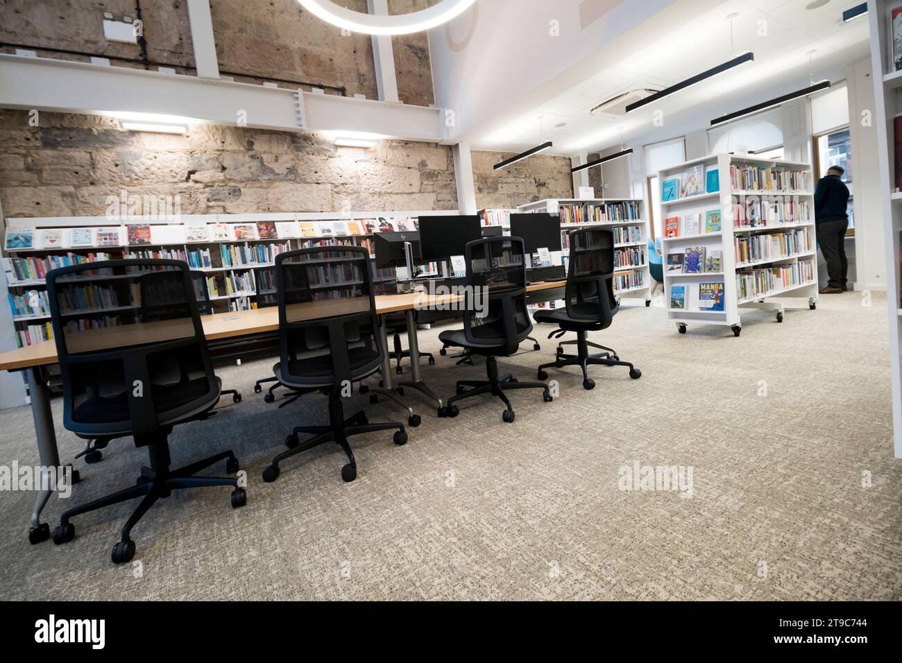 Paisley Library Unveiling November 23rd Stock Photo - Alamy