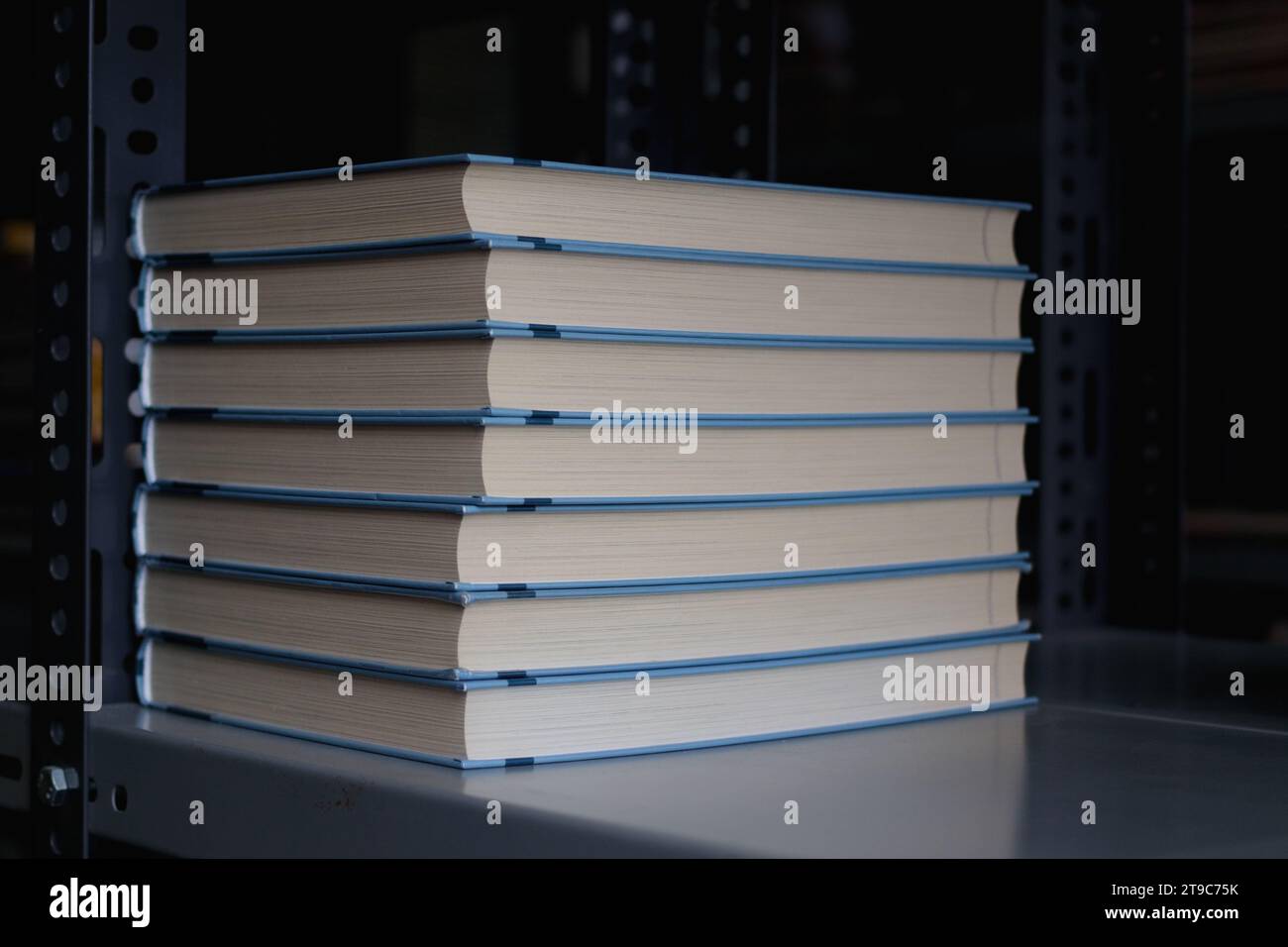 Books On The Shelf Stock Photo - Alamy