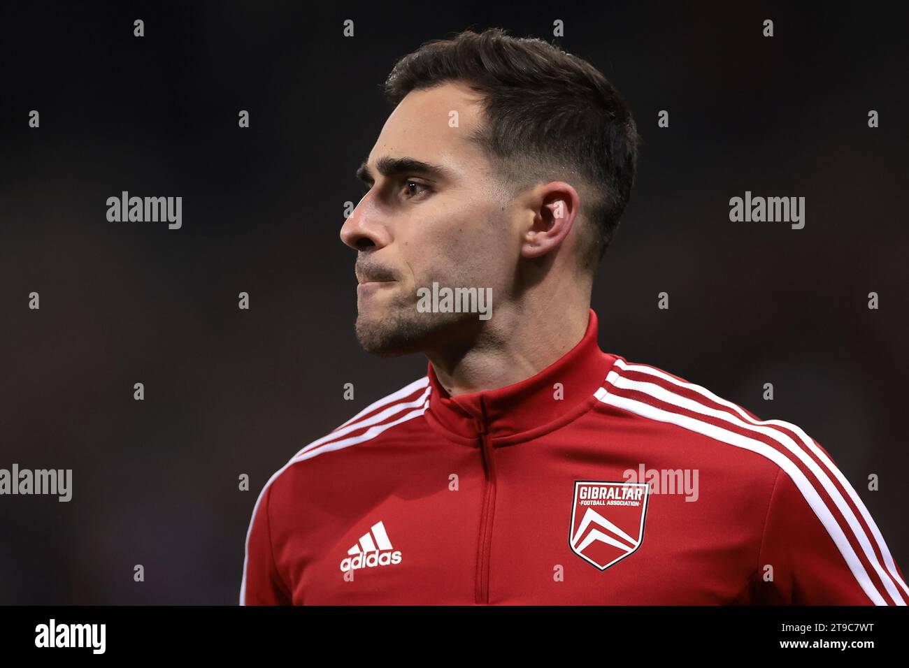 Nice, France. 18th Nov, 2023. Scott Ballantine of Gibraltar during the ...