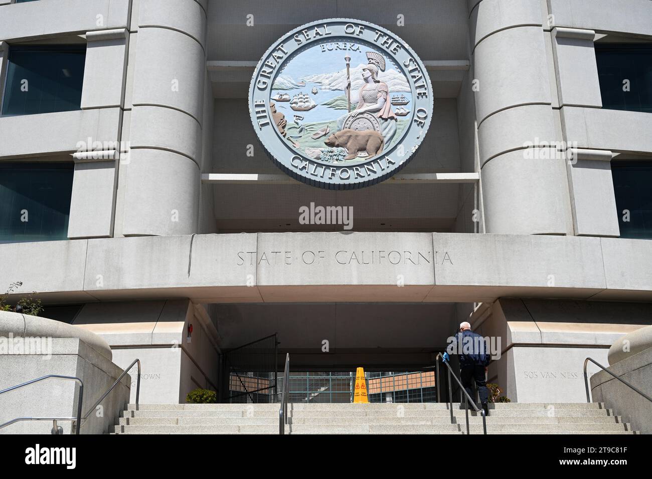 San Francisco, California, USA - July 25, 2023: Headquarters building ...