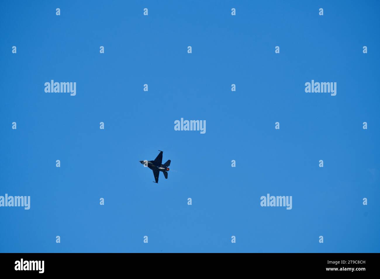 Augusta,Georgia: May 13,2023- A US Air Force jet doing sorties in sky ...