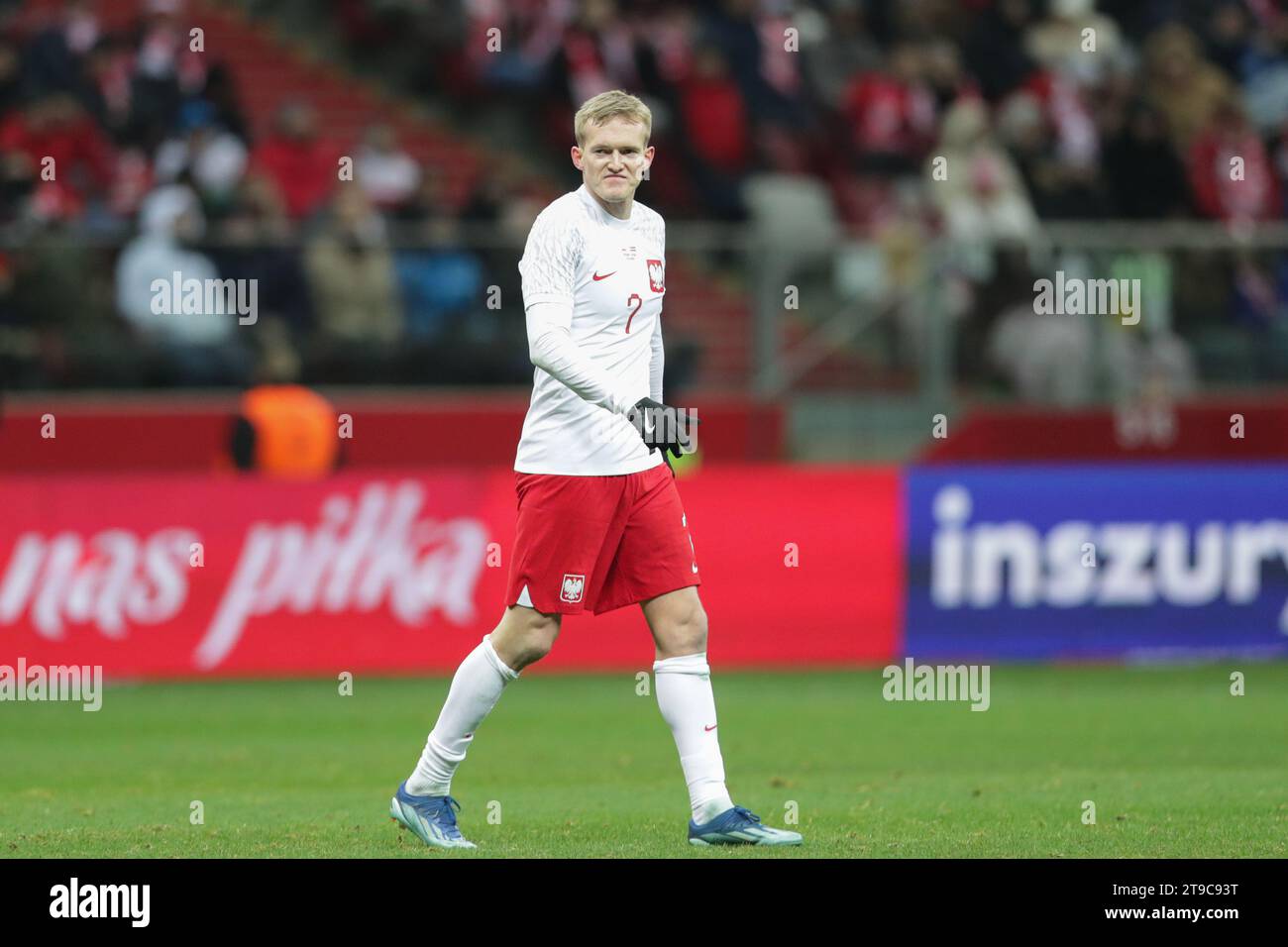 Karol Swiderski of Poland seen during the Friendly match between Poland ...