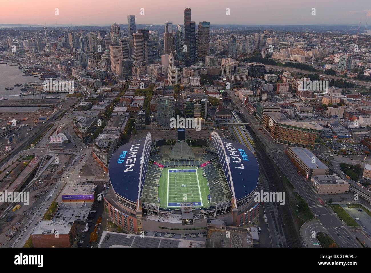 Lumen field 2023 aerial view hi-res stock photography and images - Alamy