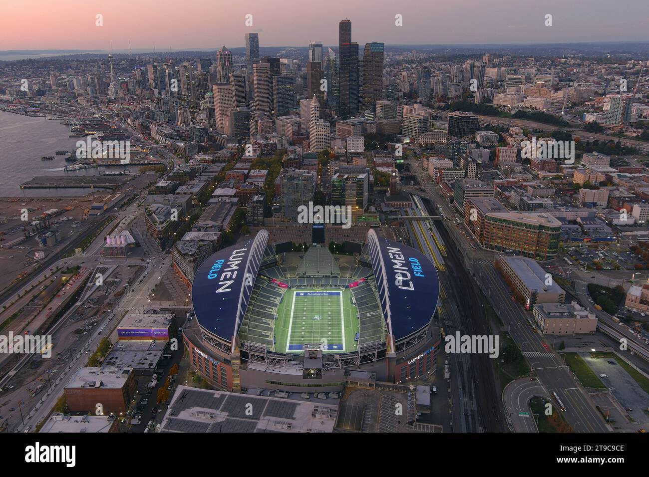 Lumen field 2023 aerial view hi-res stock photography and images - Alamy