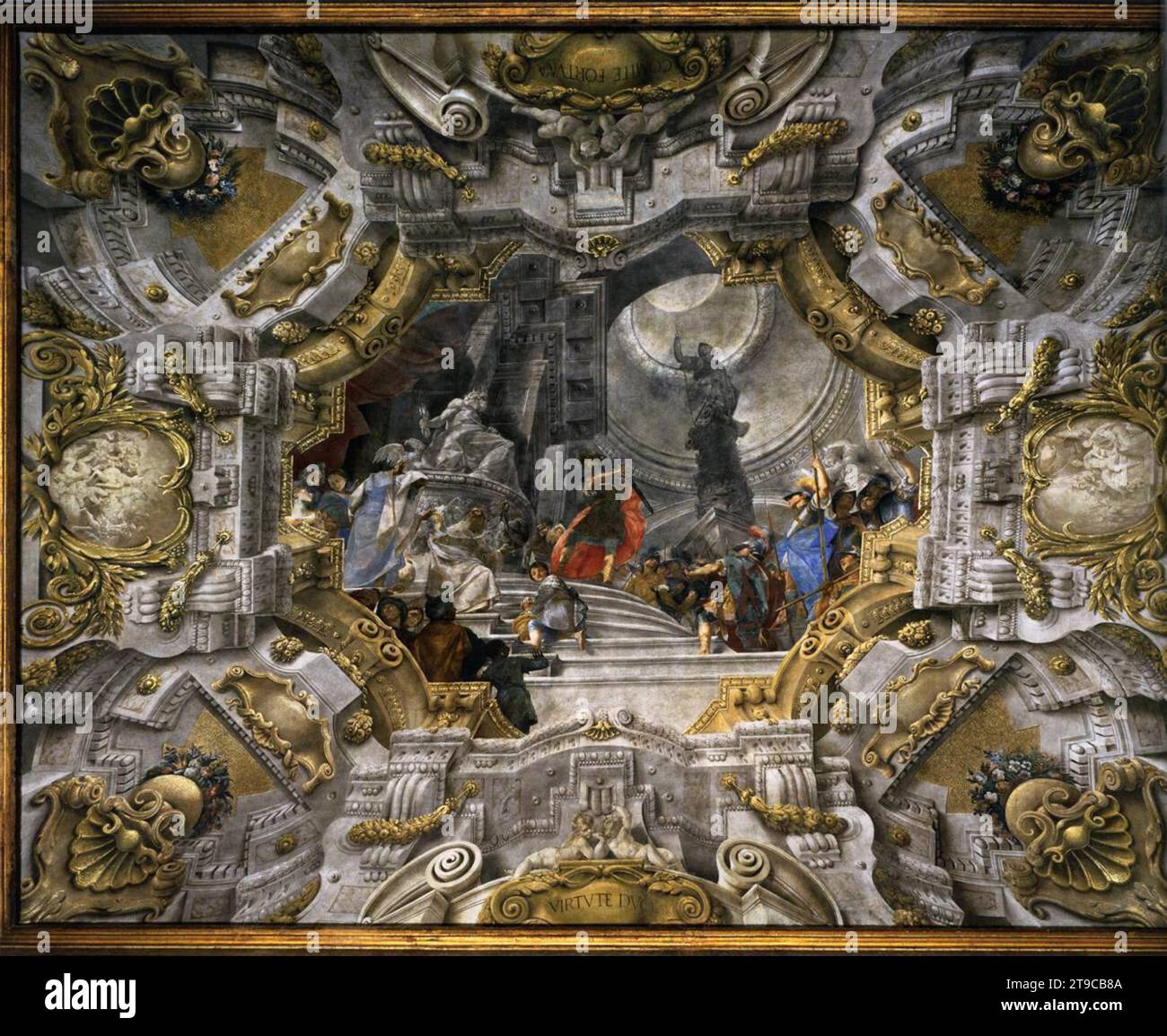 Alexander the Great Cuts the Gordian Knot 1710 by Donato Creti Stock ...