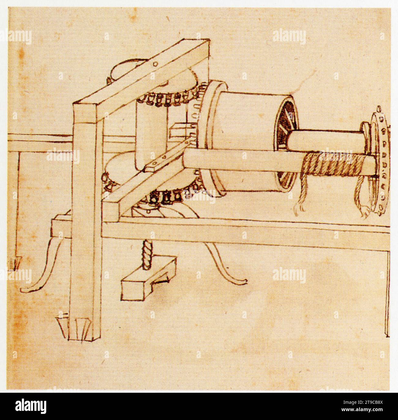 Bonaccorso Ghiberti. Le treuil réversible à trois vitesses de ...