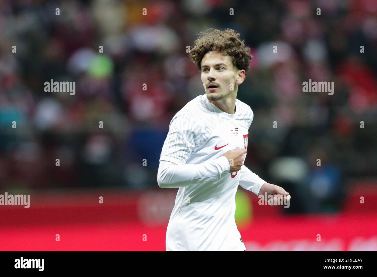Warsaw, Poland. 21st Nov, 2023. Karol Struski of Poland seen during the ...