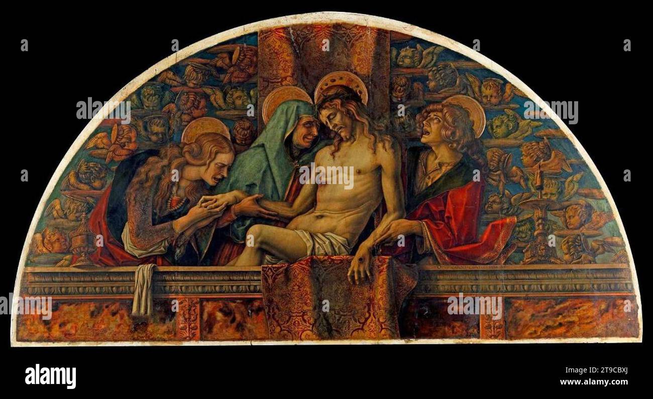 Pietà - by Carlo Crivelli Stock Photo - Alamy