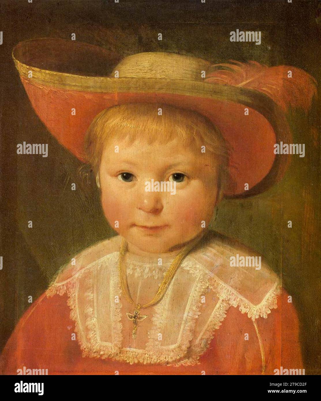 Portrait of a Child - by Jacob Gerritsz. Cuyp Stock Photo - Alamy