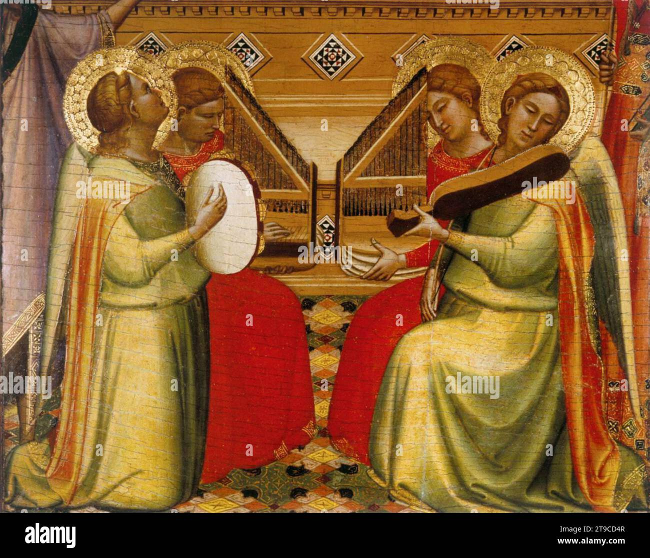 Four musical angels hi-res stock photography and images - Alamy