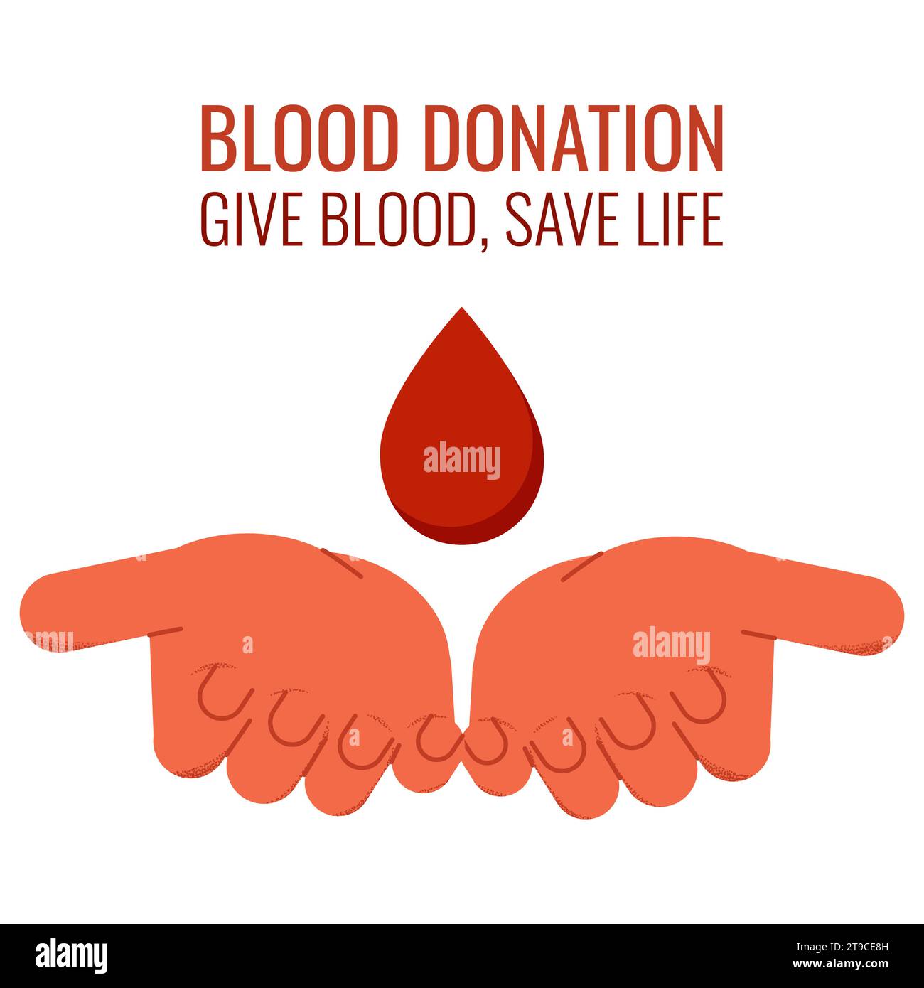 Blood donation concept.vector web card Stock Vector Image & Art - Alamy