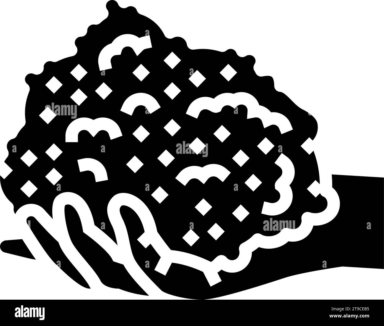 kinetic sand fidget toy glyph icon vector illustration Stock Vector ...