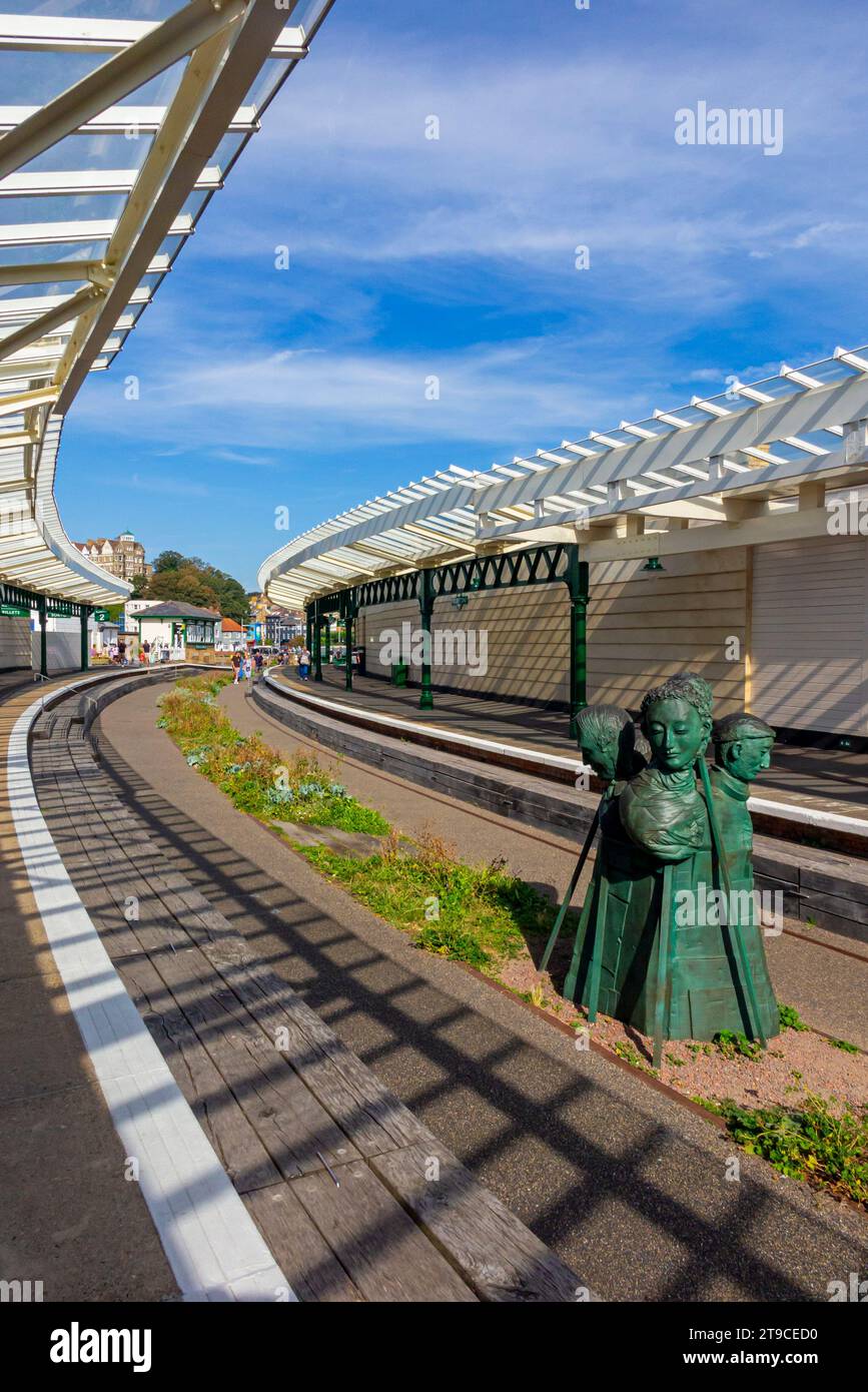 Folkestone Harbour Railway Station in Kent south east England UK which ...