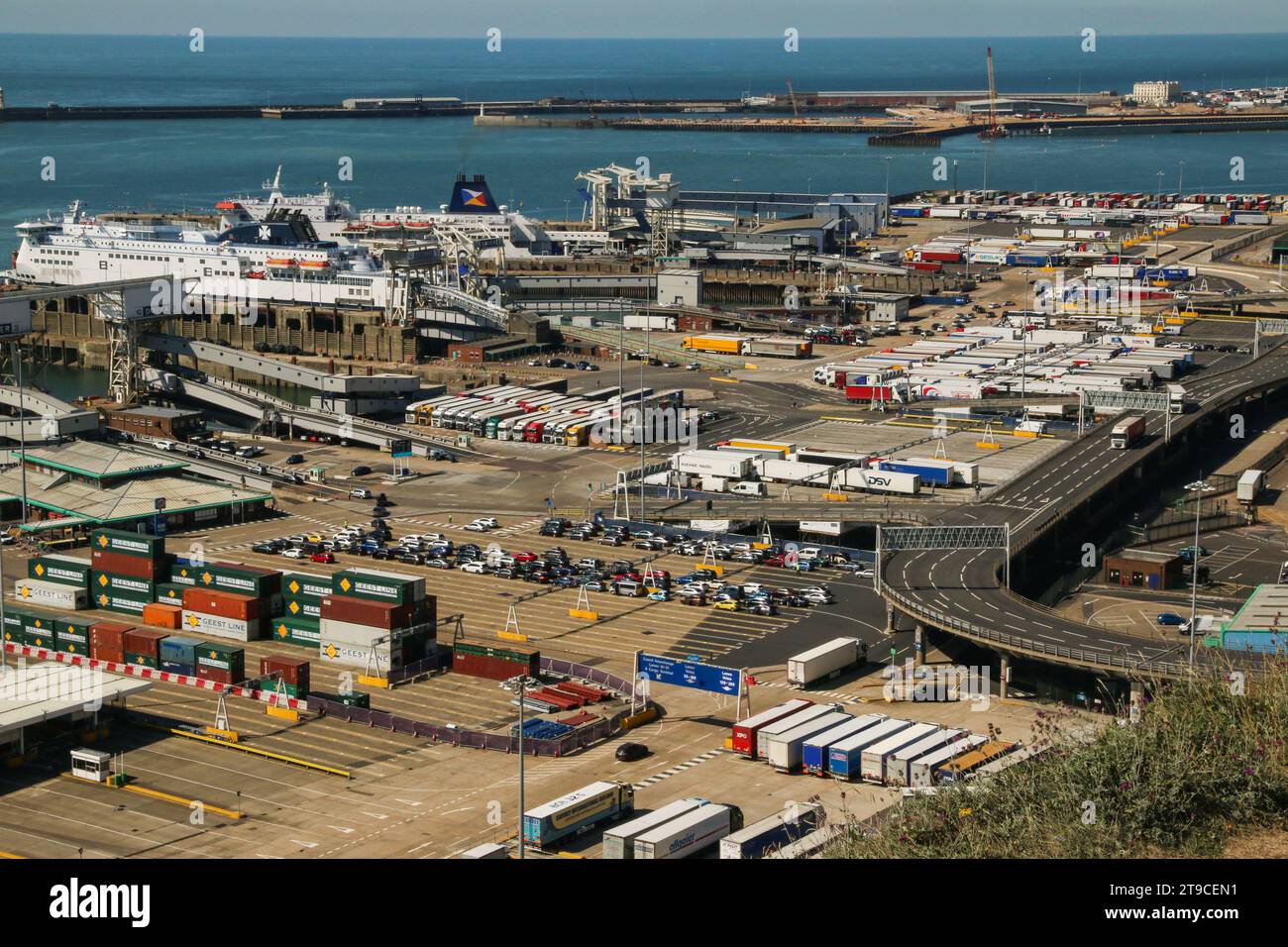 Ferry port of Dover, Kent, England Stock Photo - Alamy